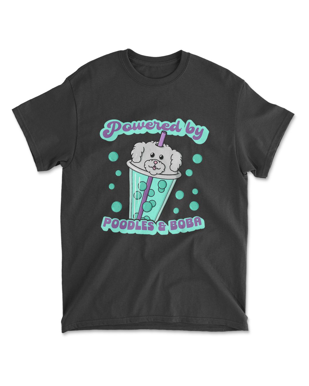 Korean Boba Tea Bubble Tea Poodle Dog Owner
