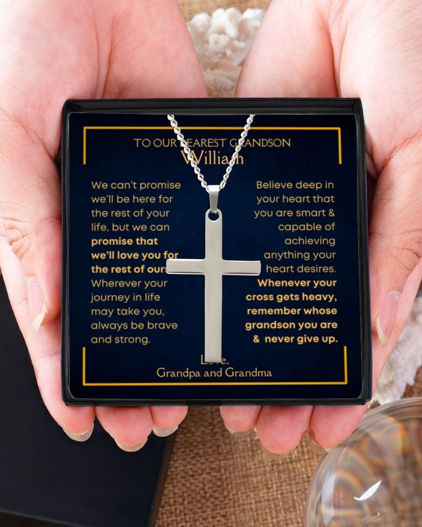 Personalized To Our Grandson Necklace N731