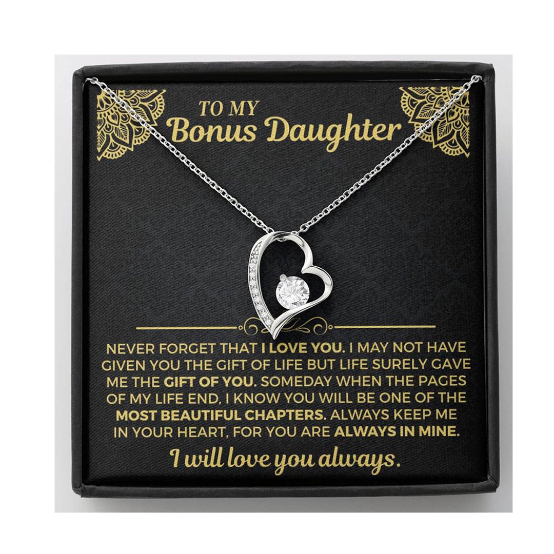 Personalized To My Bonus Daughter Necklace N882