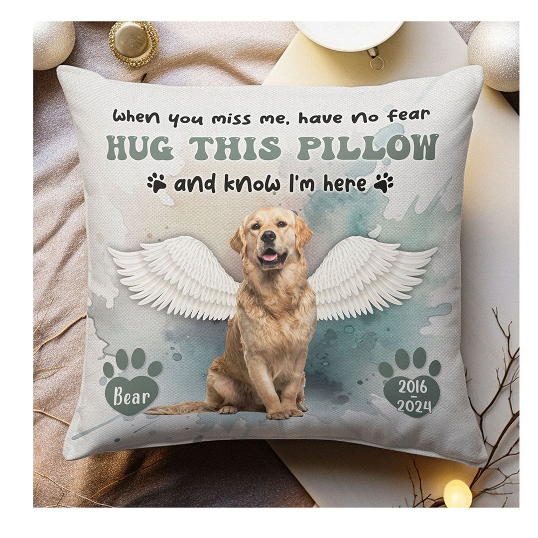 Personalized Custom Dog Pet Memorial Pillow PL71