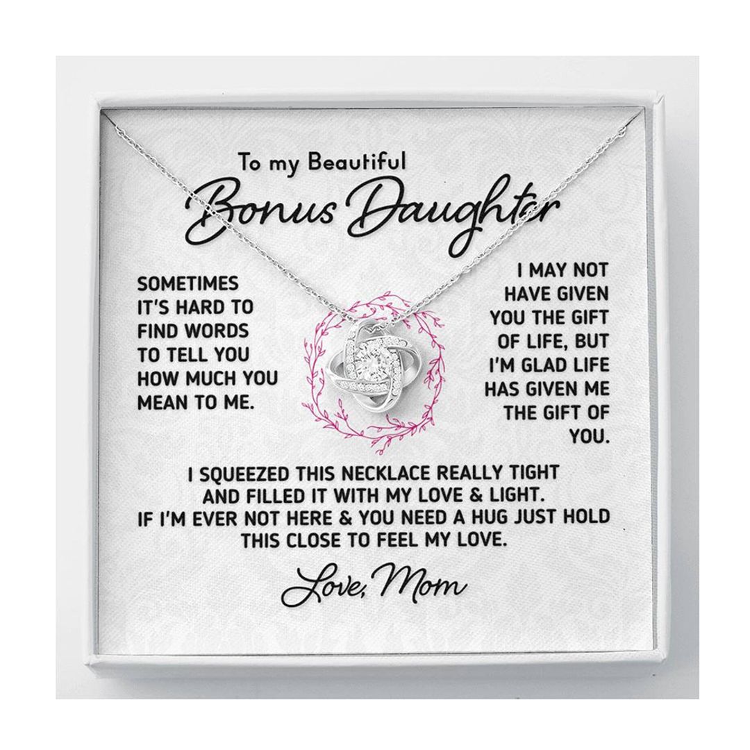 Personalized To My Bonus Daughter Necklace N980