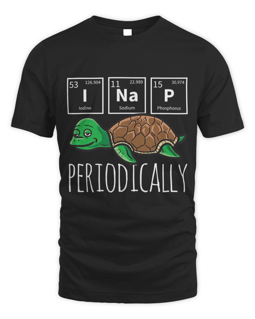 funny science i nap periodic table meme meh sea turtle gift premium Men ...