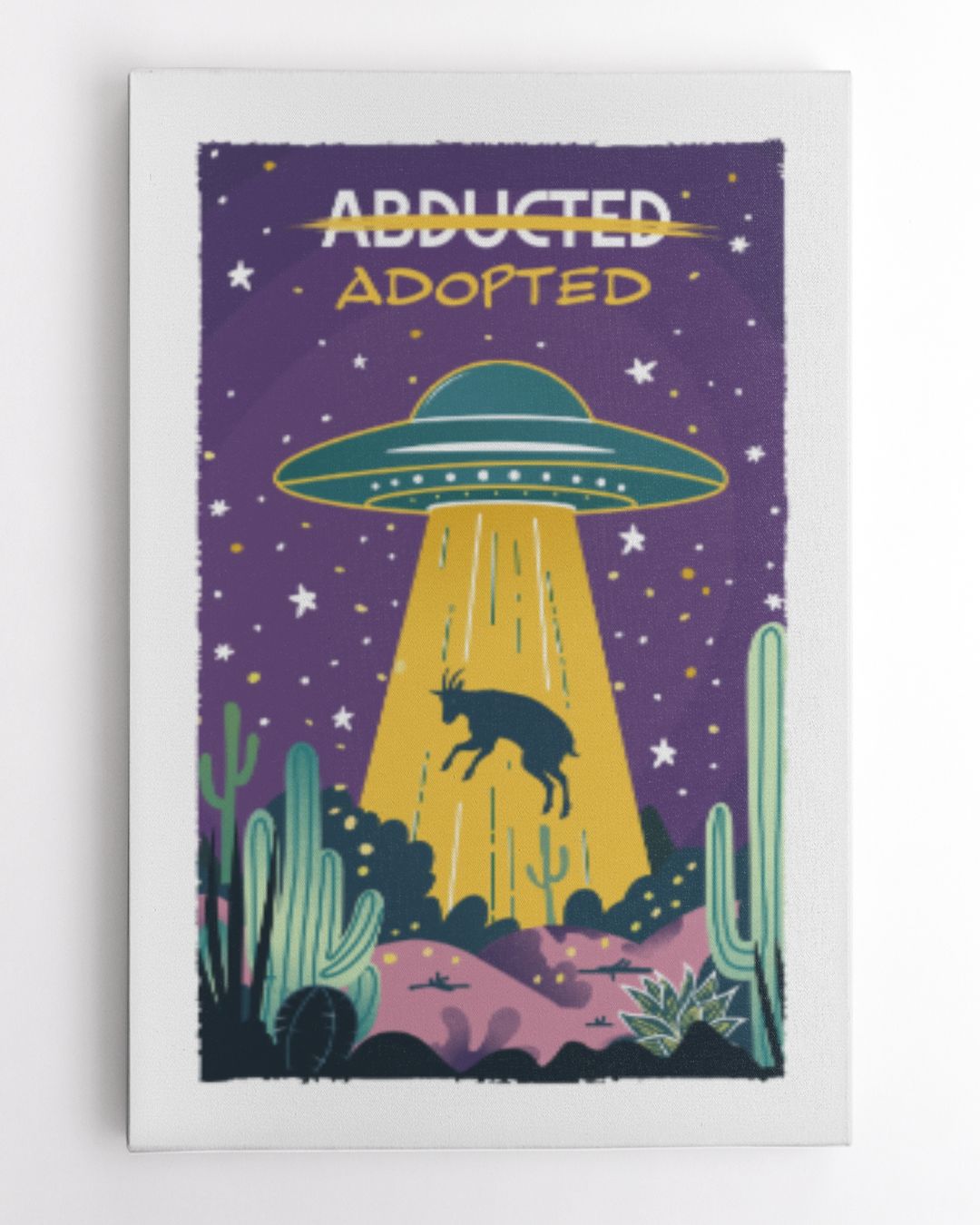 Adopted Goat Abduction Art Print | Roots Inked