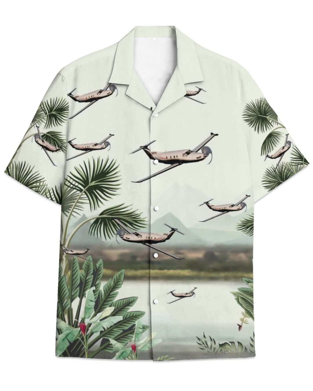 Pilatus PC-12 Hawaiian Shirt M5 | Love U.S. Navy