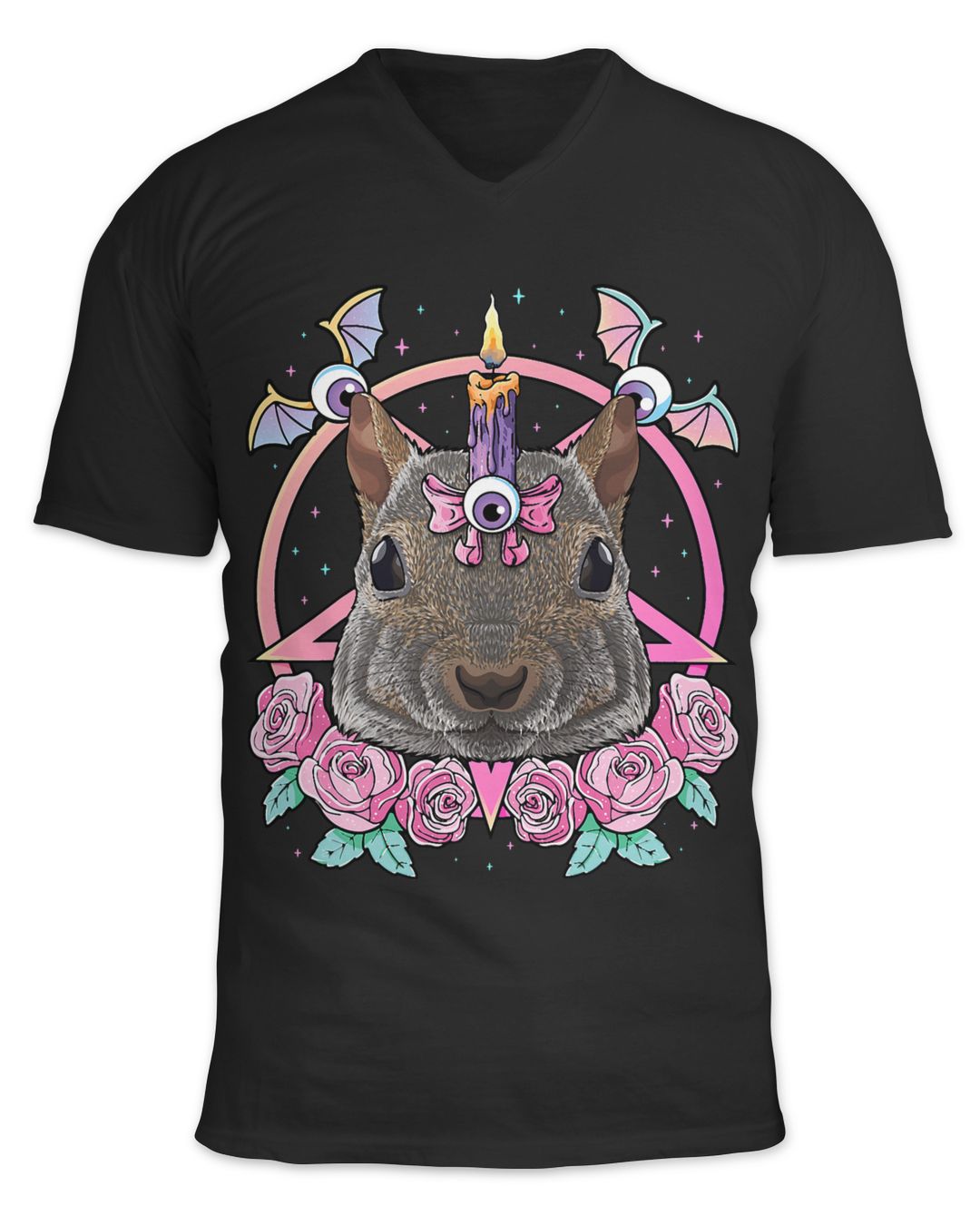 Pastel Goth Squirrel Pagan Creepy Menhera Squirrel