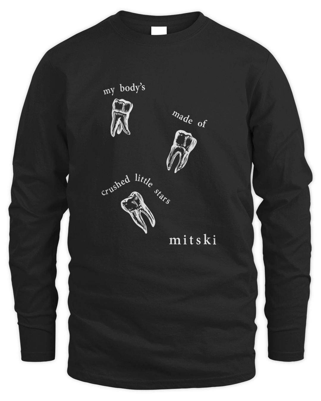 My Body's Made Of Crushed Little Stars Mitski Longsleeve T Shirt