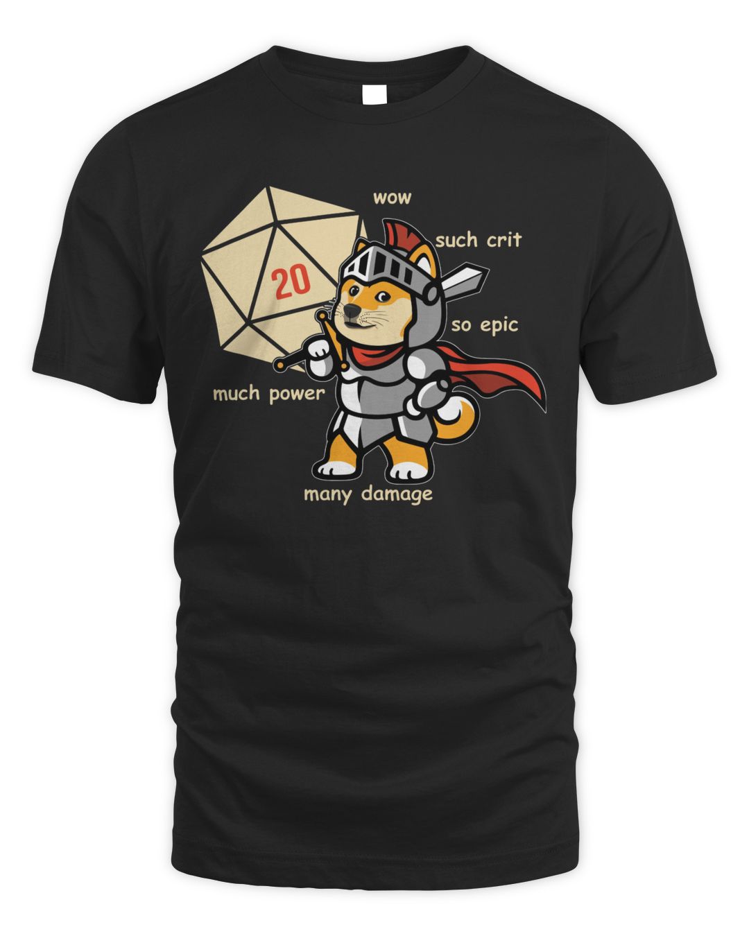 Funny DOGE Meme | Dungeons and Dragons | DnD | RPG Gift | Dungeon Master Shirt