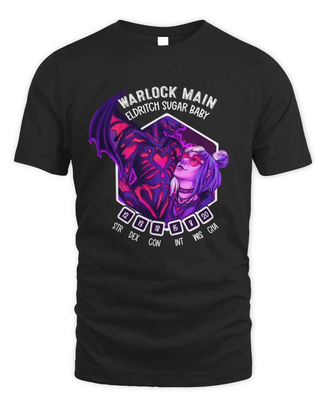 Warlock Main Shirt, Dungeons and Dragons, DnD, RPG Gift, Class Shirt | tt9x