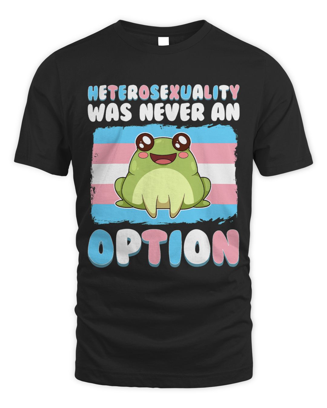 Funny Trans Frog Transgender Pride Flag Kawaii LGBTQ Meme