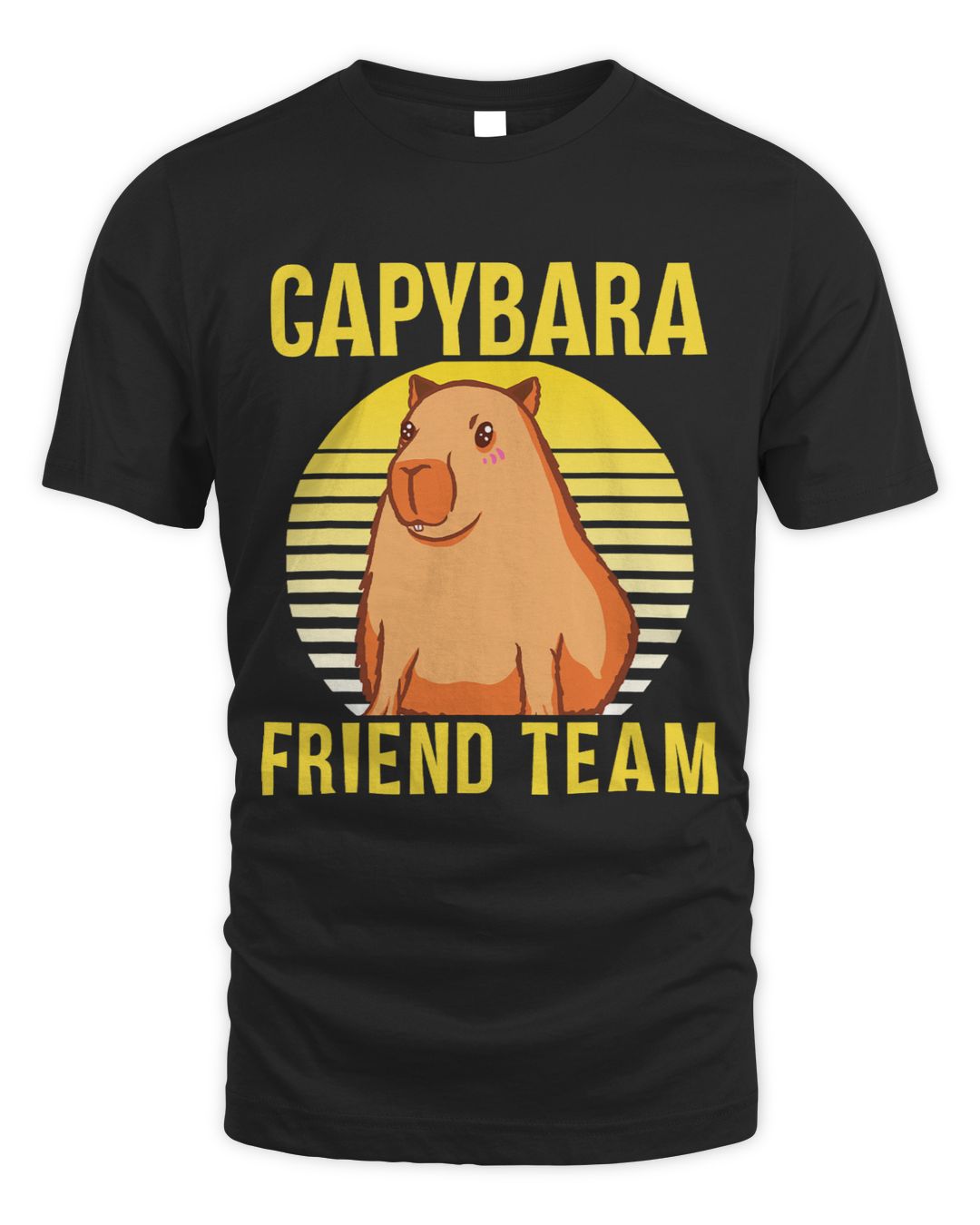 Capybara Friend Team Rodent Capybaras Animal Lover