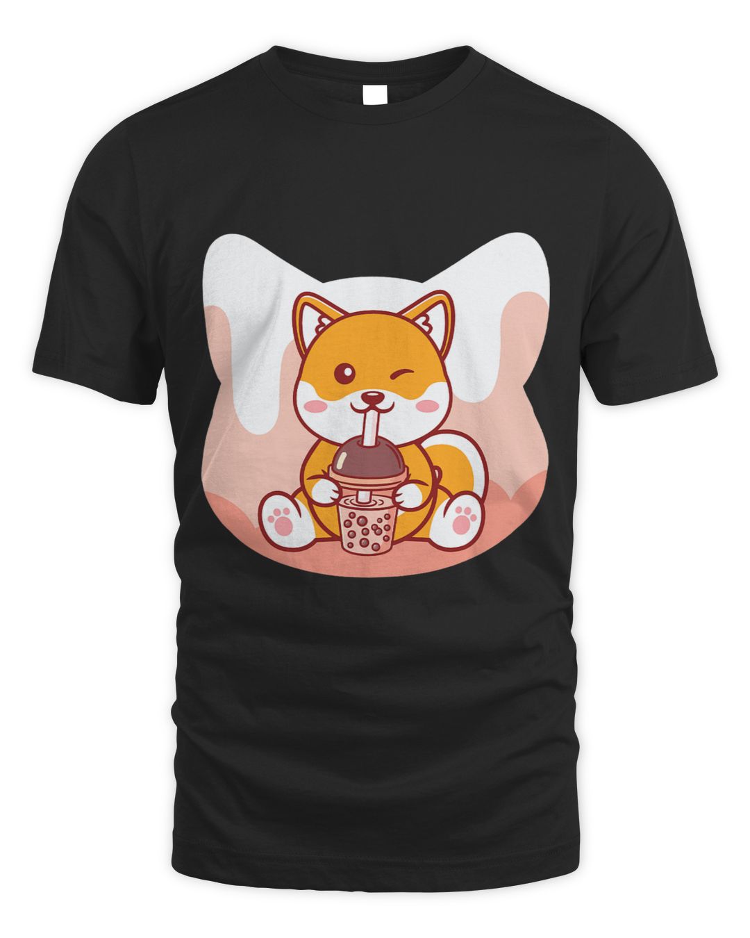 Dog Shiba Inu Drinking Boba Bubble Tea Japanese Anime Kawaii | NUNAZON