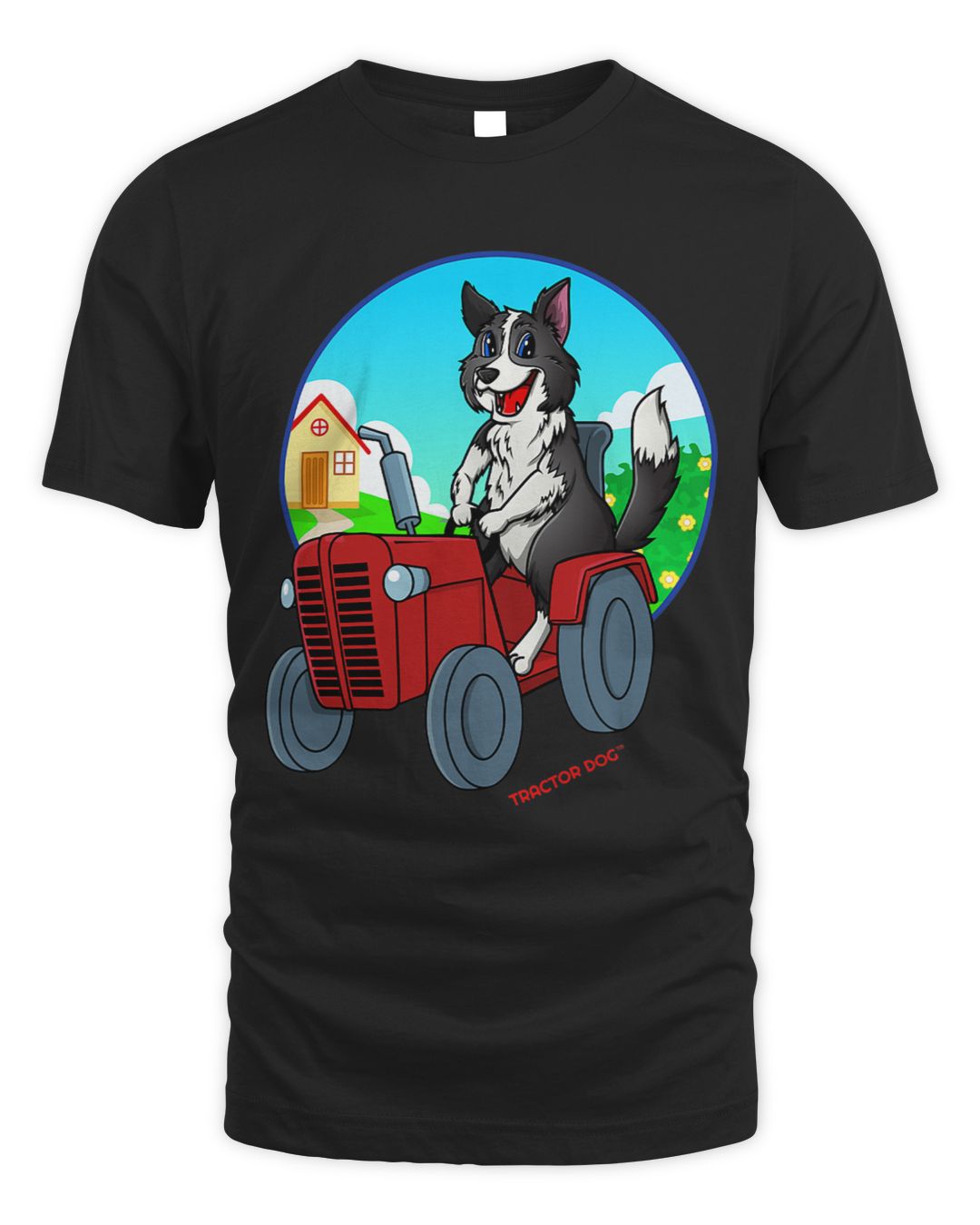 Dog Border Collie Tractor Critters Border Collie Driving a Tractor ...
