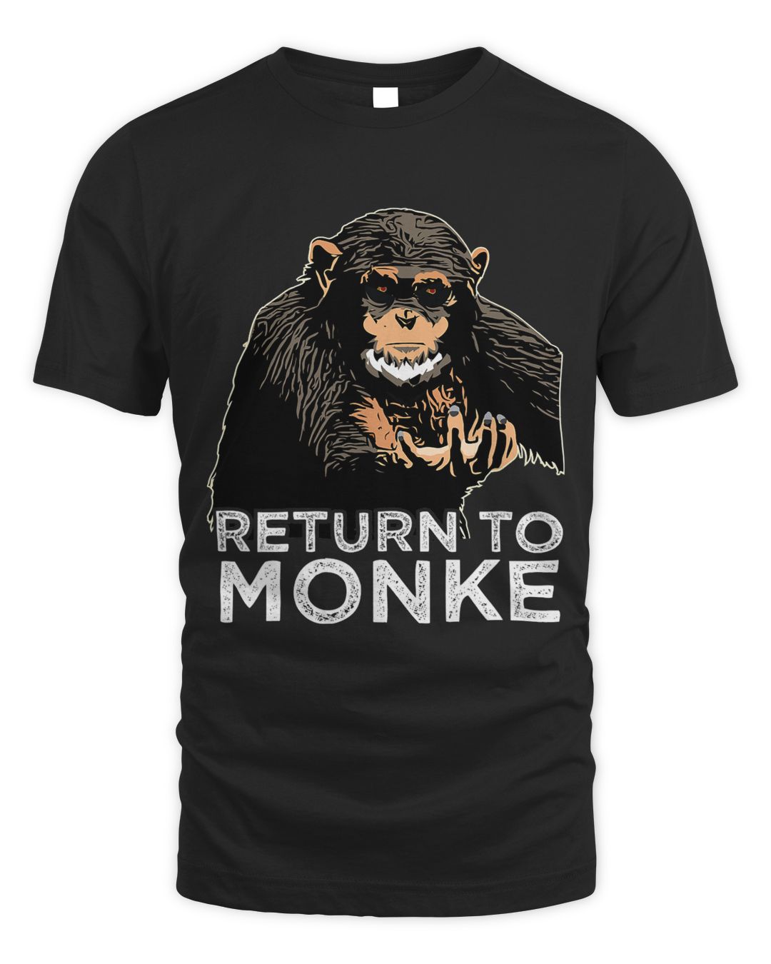 Reject Humanity Return to Monke Evolution Funny Chimp Meme