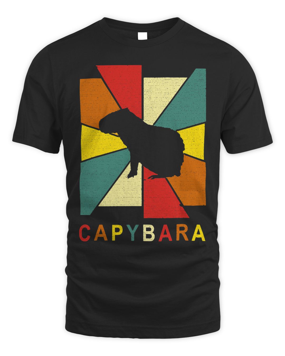 Retro Vintage Capybara Silhouette Capybara Lover Capybara 1