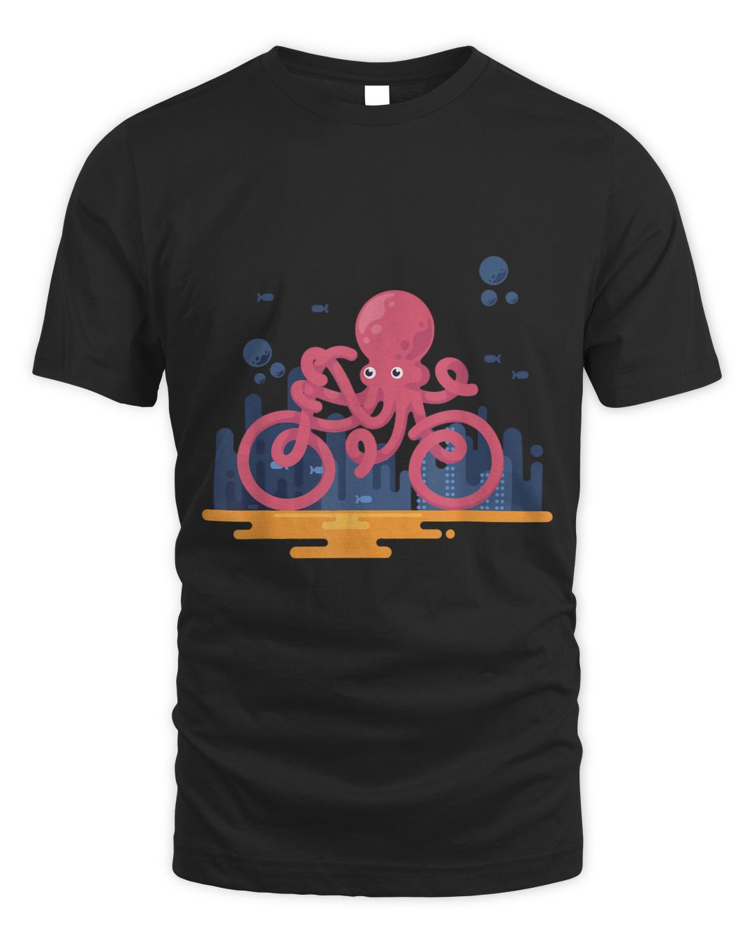 Octopus Bike Under Water Kraken Giant Squid Tentacles
