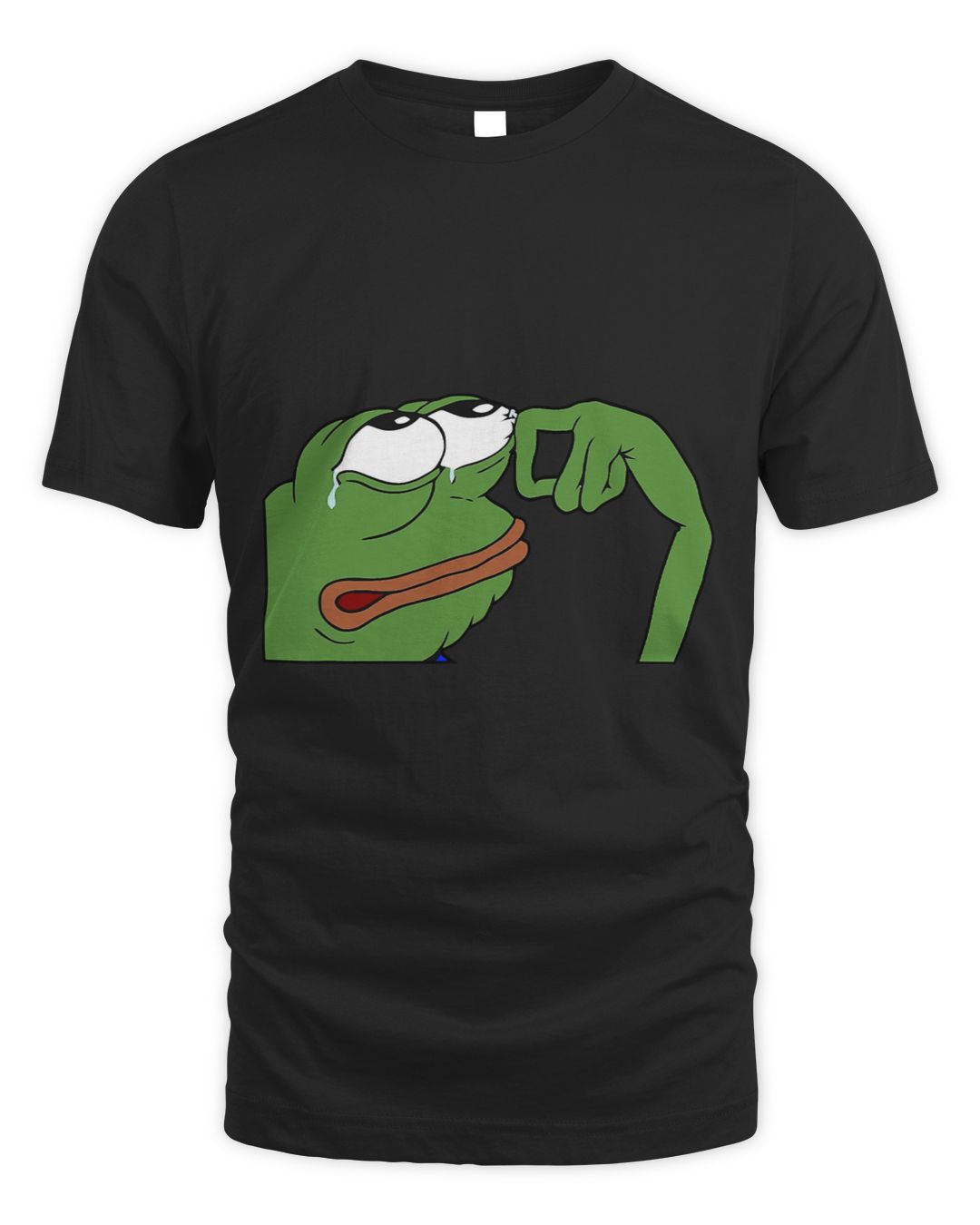 Frog Meme Green Frog Cry Meme Funny Frog Meme Unisex Standard T-Shirt