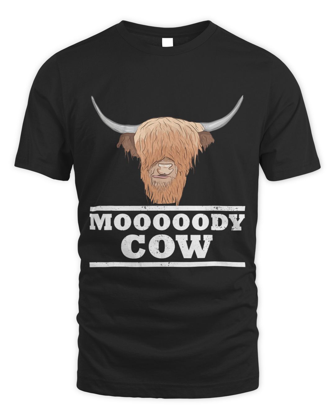 Funny Cow Mooody Cow Funny Highland Cattle Hairy Cow Farmer
