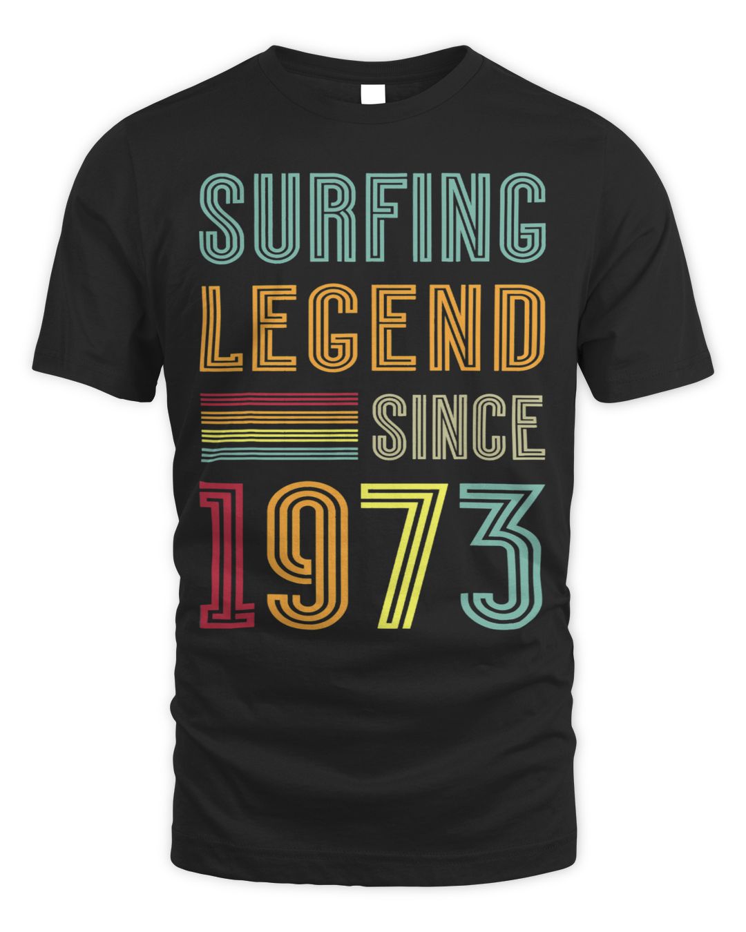 Surfing Legend 1973 50 Years Water Surf 50th Birthday Surfer | Love U.S ...
