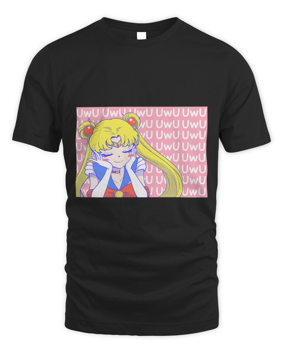 Cute Japanese Anime Sailor Girl UwU Unisex Standard T-Shirt