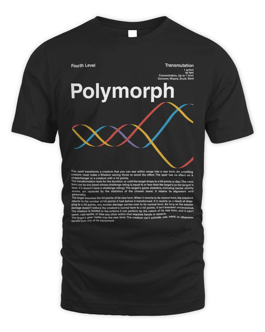 Polymorph Spell | Dungeons And Dragons | DnD | RPG Gift | DM Shirt