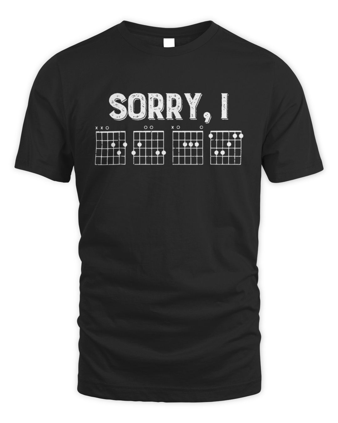 Sorry I-DGAF Funny Hidden Message Guitar Chords For Lover