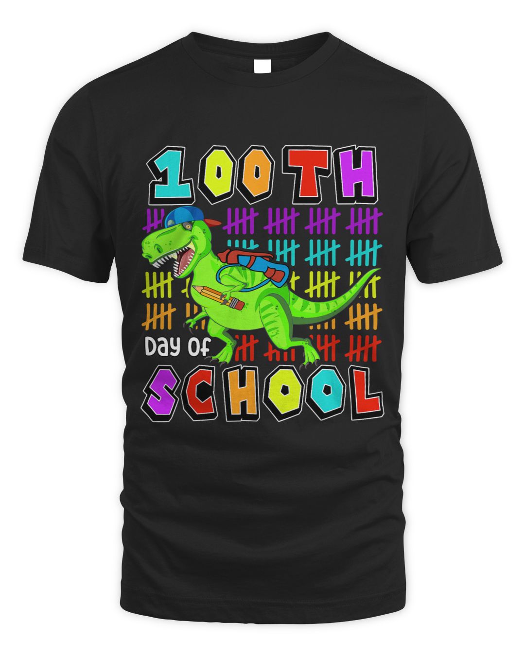100th Day Of School Cute Dinosaur Student Teacher