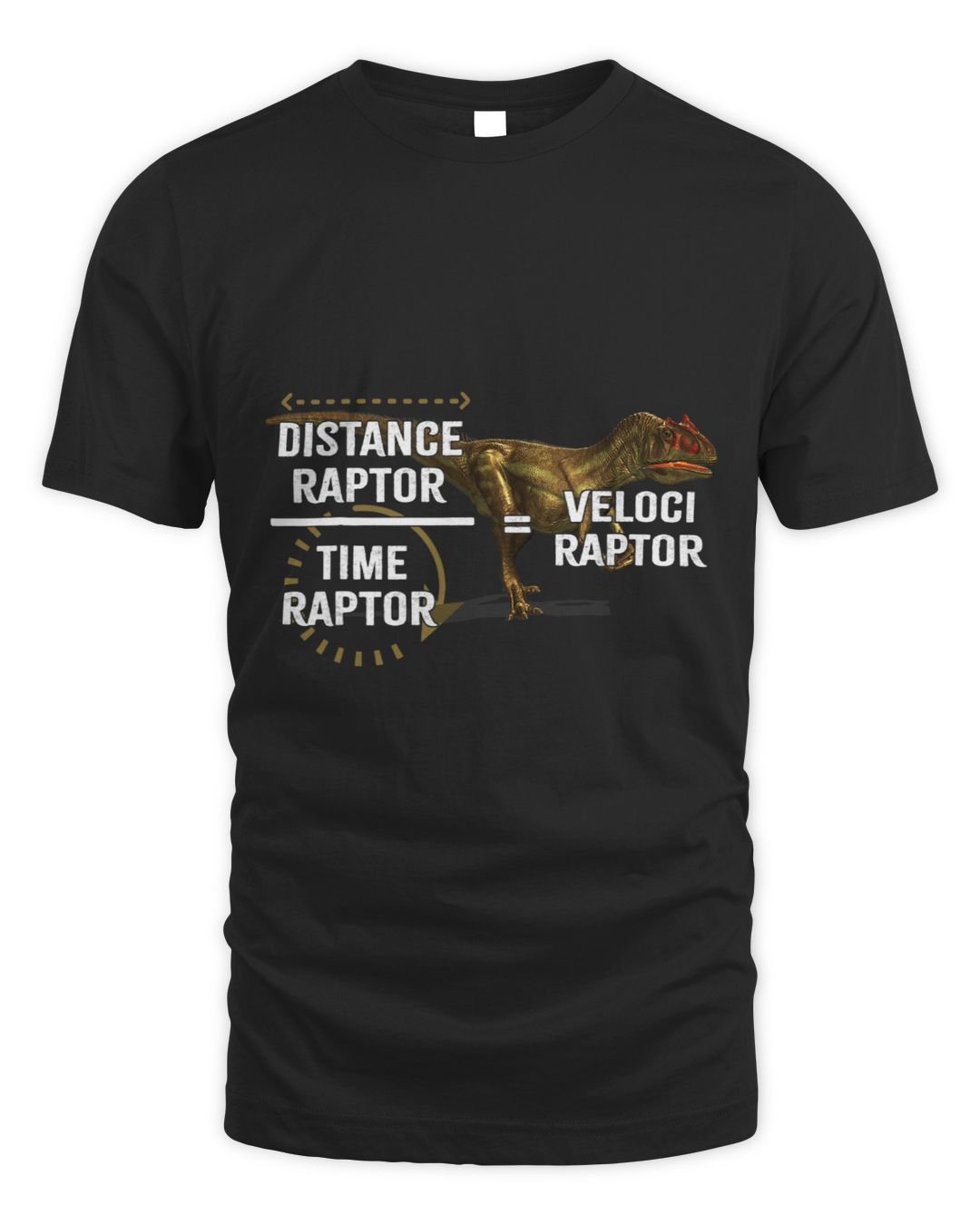 Distance Raptor Time Raptor Veloci Raptor Math Teacher Unisex Standard ...