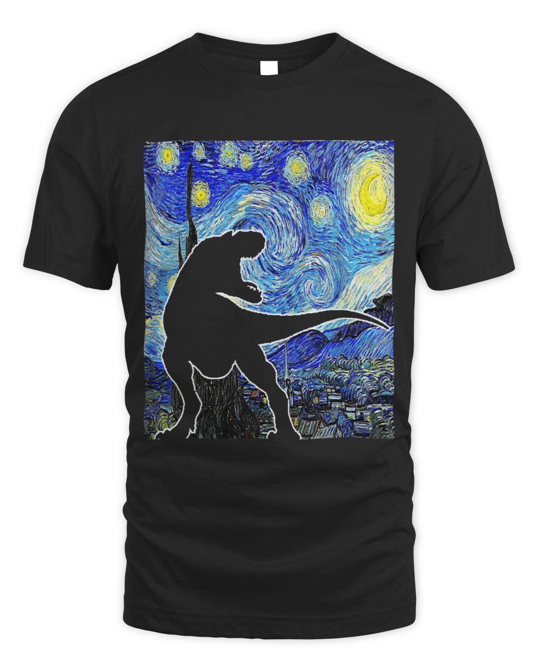 Dinosaur Starry Night T Rex Van Gogh Funny Paleontologist