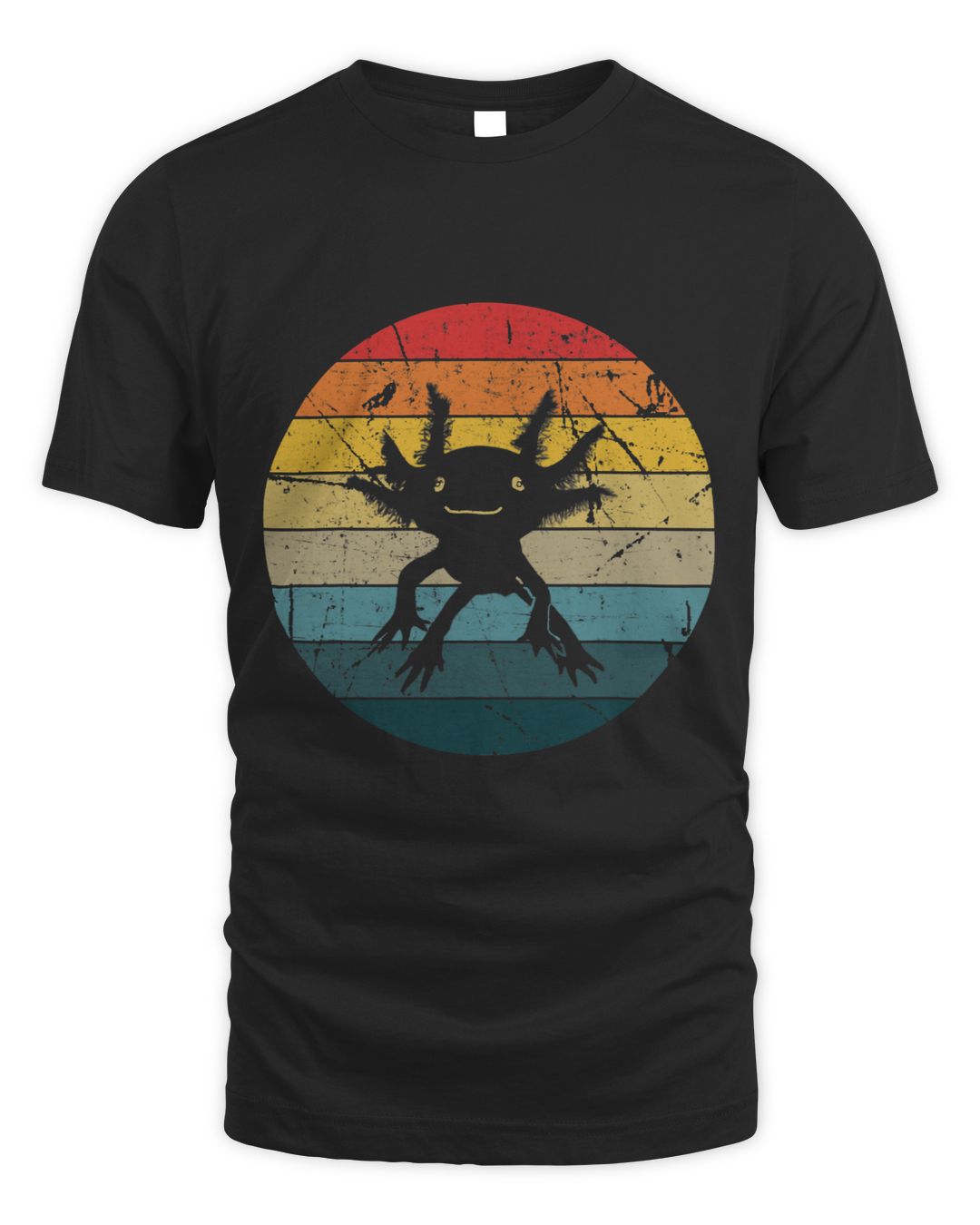 Cute Mexican Walking Fish Axolotl Retro Sun Axolotl