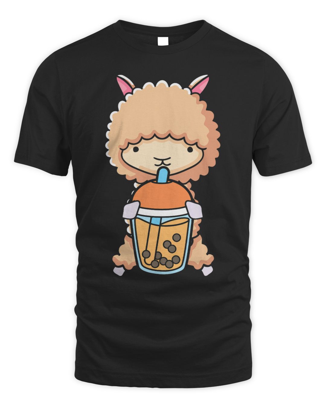 Llama Lover Bubble Milk Tea Llama Cute Llama Drinking Boba Milk Tea