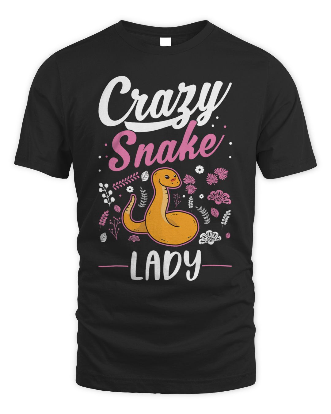 Snake Lover Crazy Snake lady King Cobra Girl Rattlesnake Snake Unisex ...