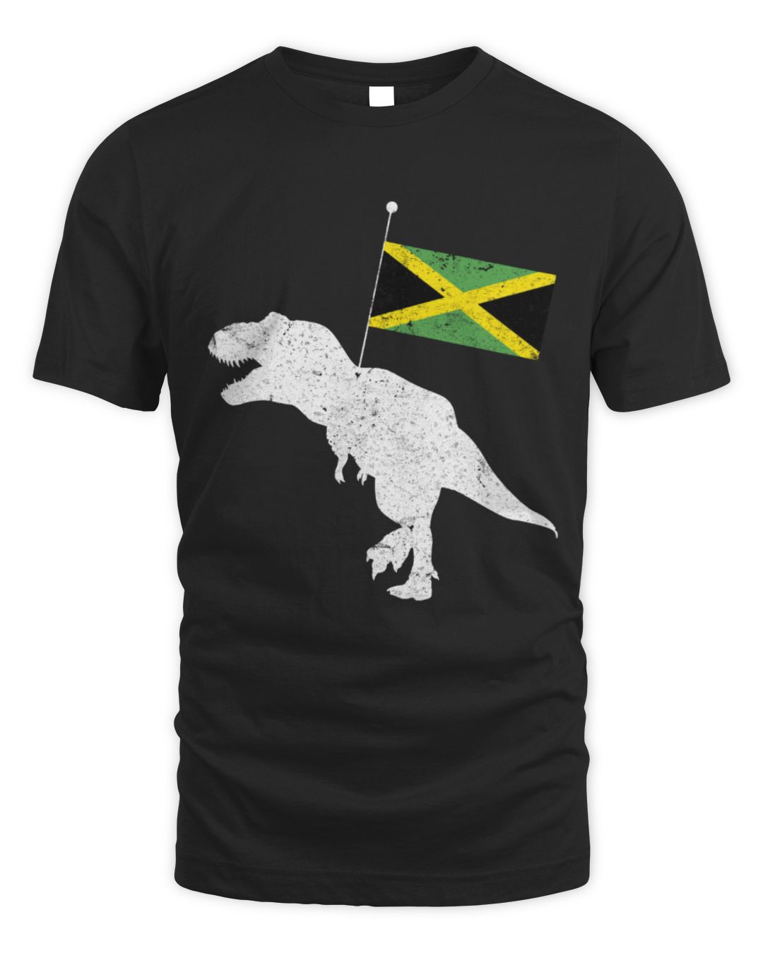 JAMMER01028 - Jamaican Dinosaur Tyrannosaurus Rex Flag