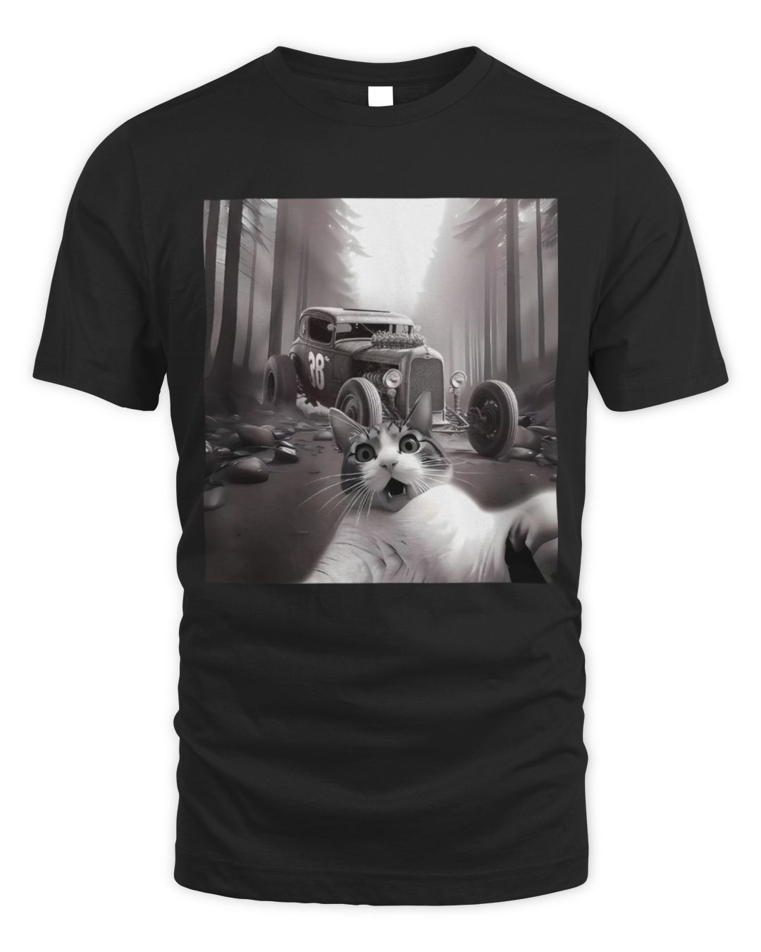 cat hot rod car