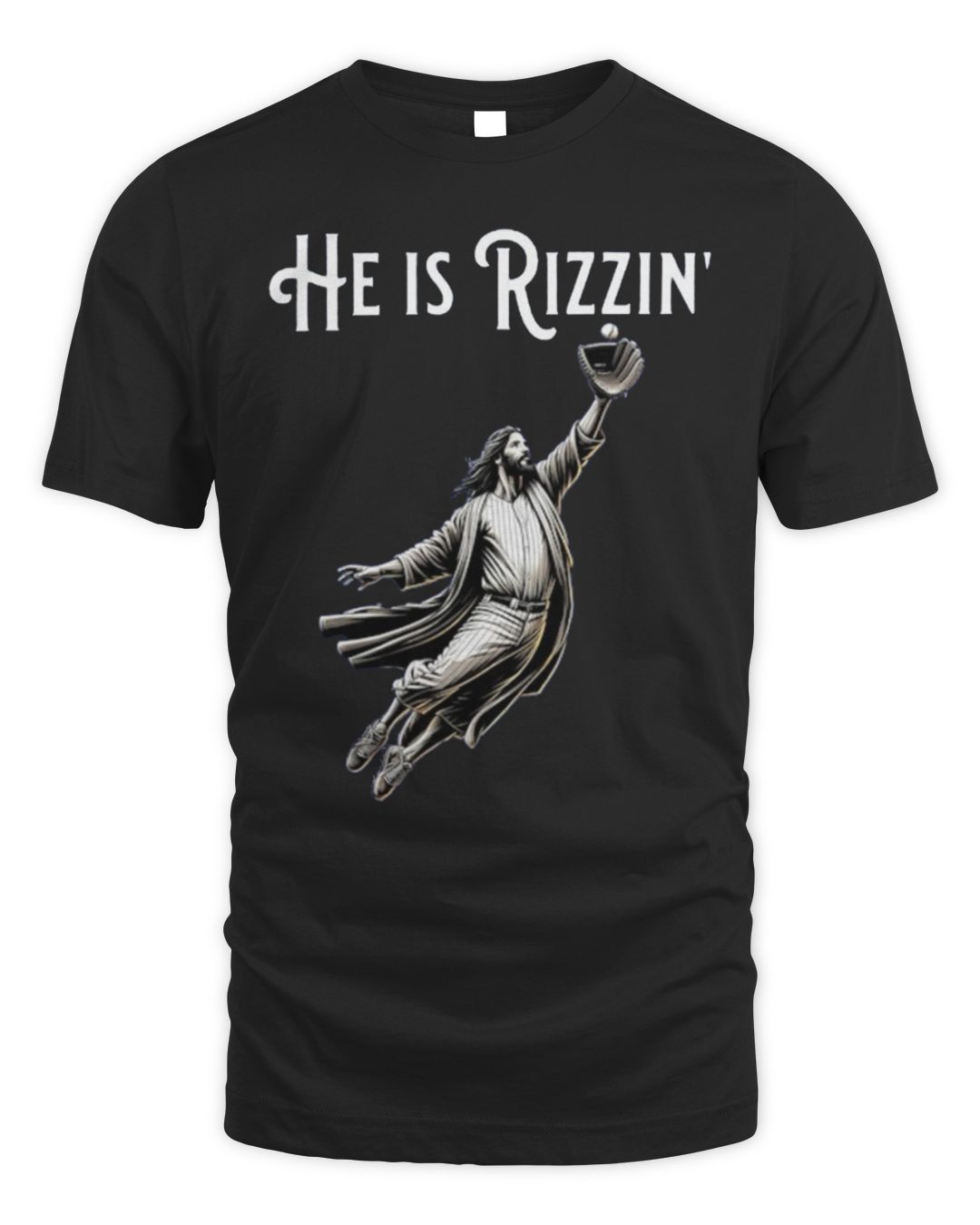 Funny Sports Rizz He Is Rizzin Jesus Playing Baseball Jesus God ...