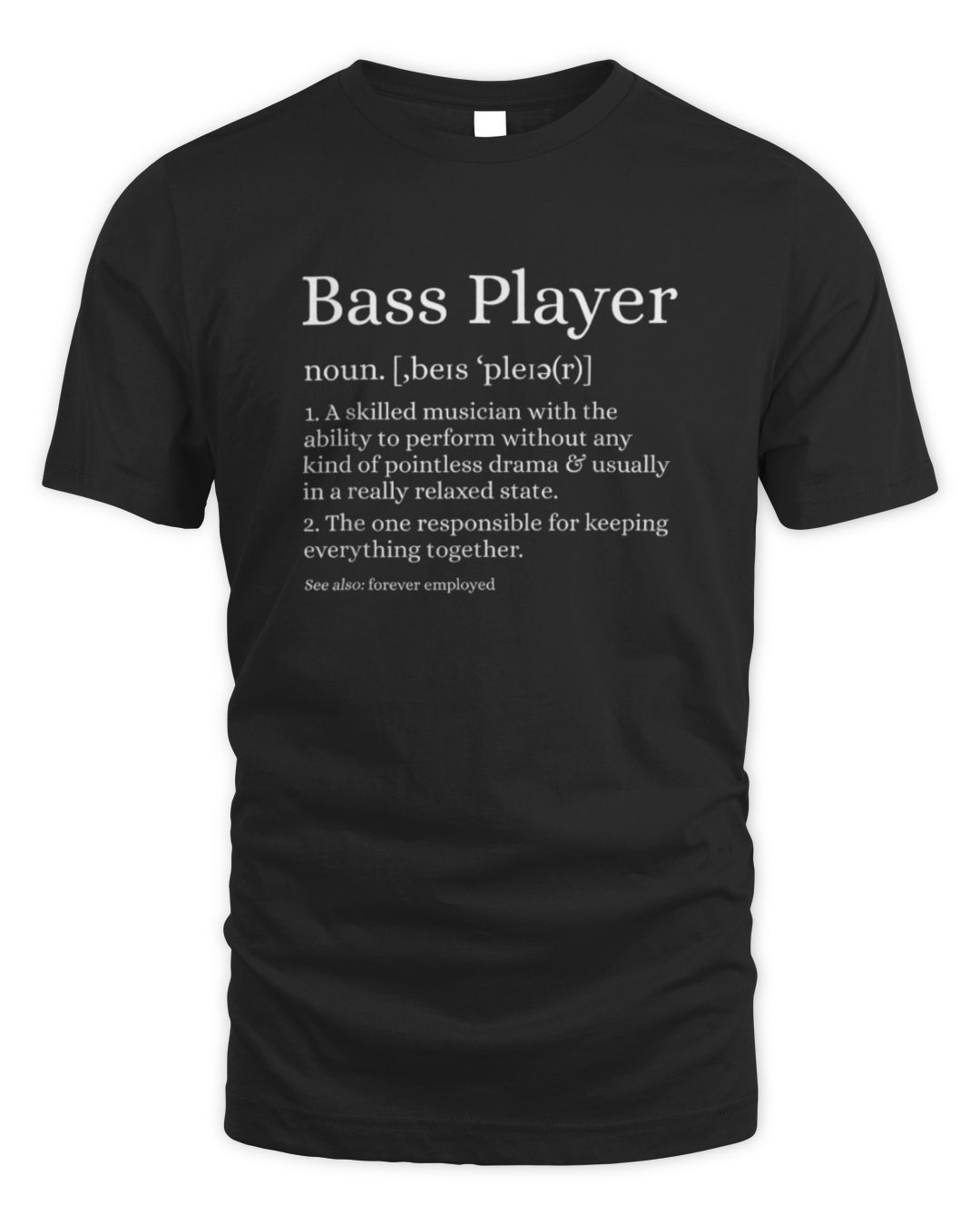 Bass Player Definition | teecodo