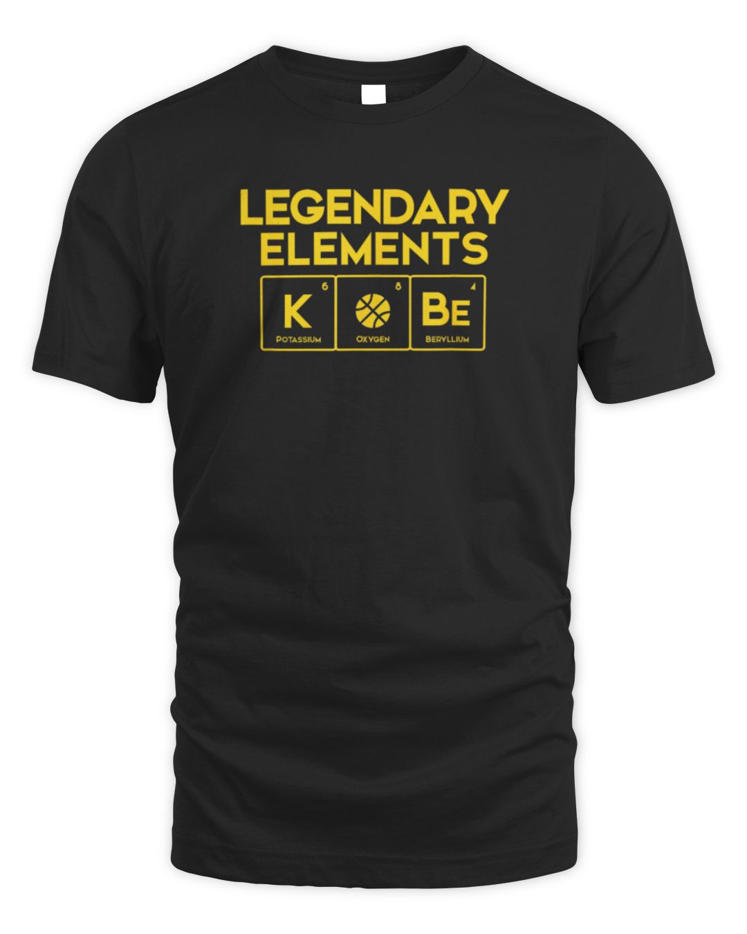 Legendary Elements of Basketball, K-O-Be, Periodic Table Fun | teecodo