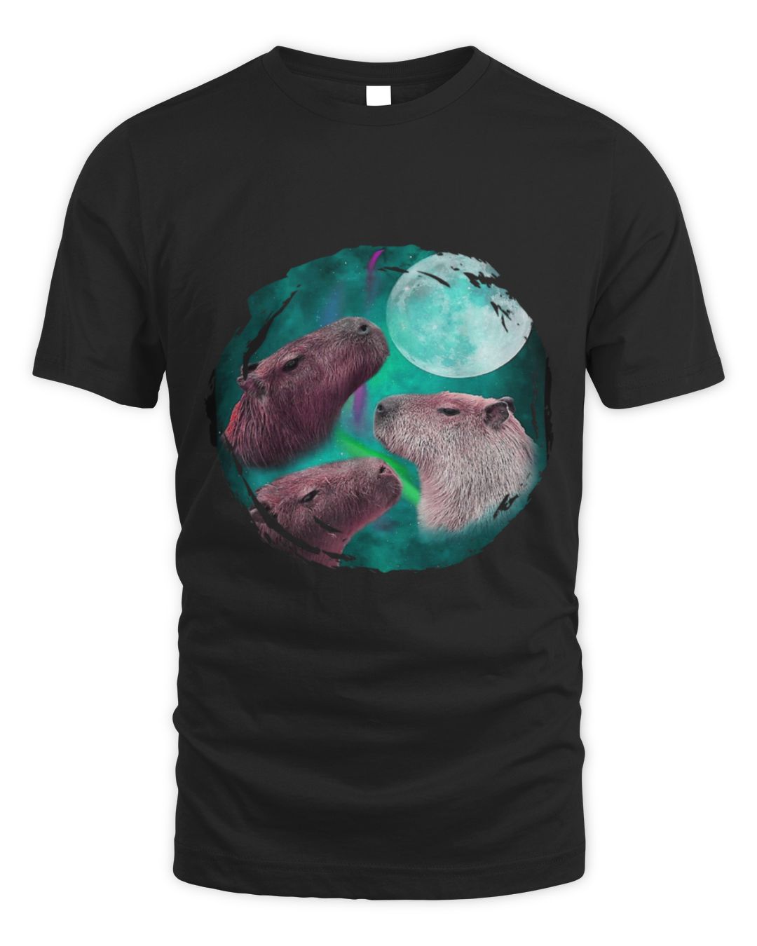 Capybara Pet Meme moon Funny Capybaras Vintage Kawaii Dank Meme
