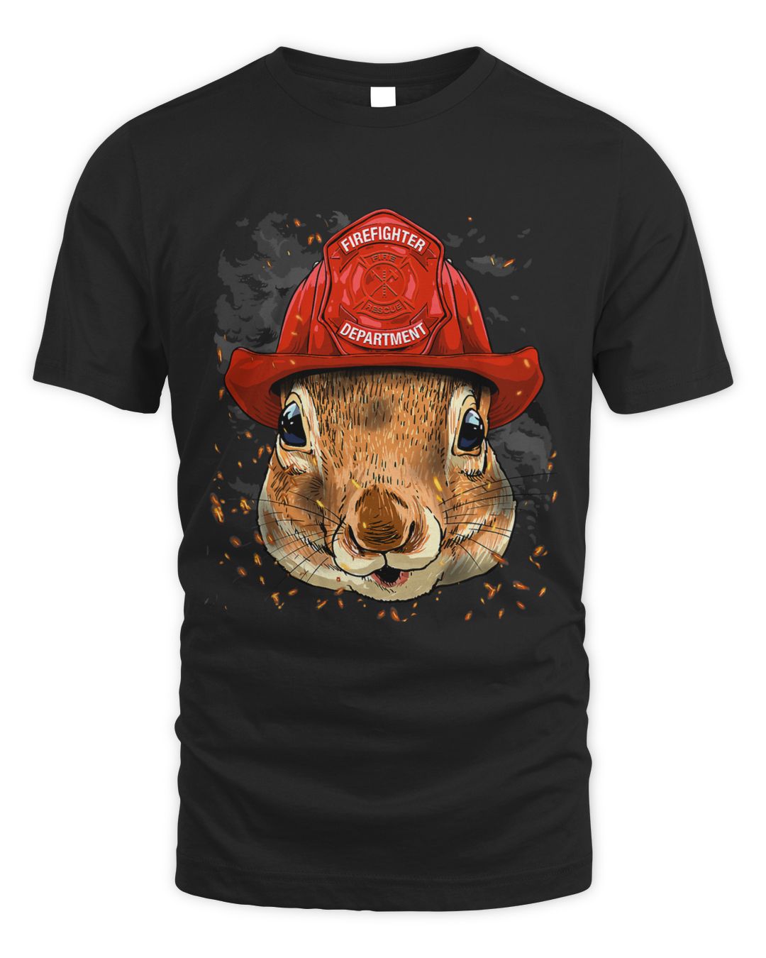 Firefighter Squirrel Fire Department Fireman Squirrel Lover 59