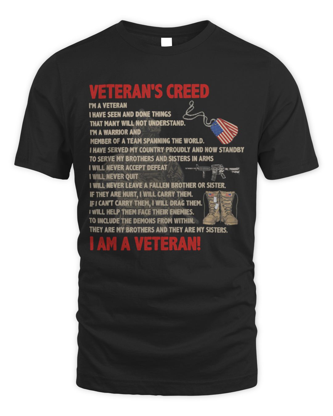 Veteran's Creed I'm a Veteran