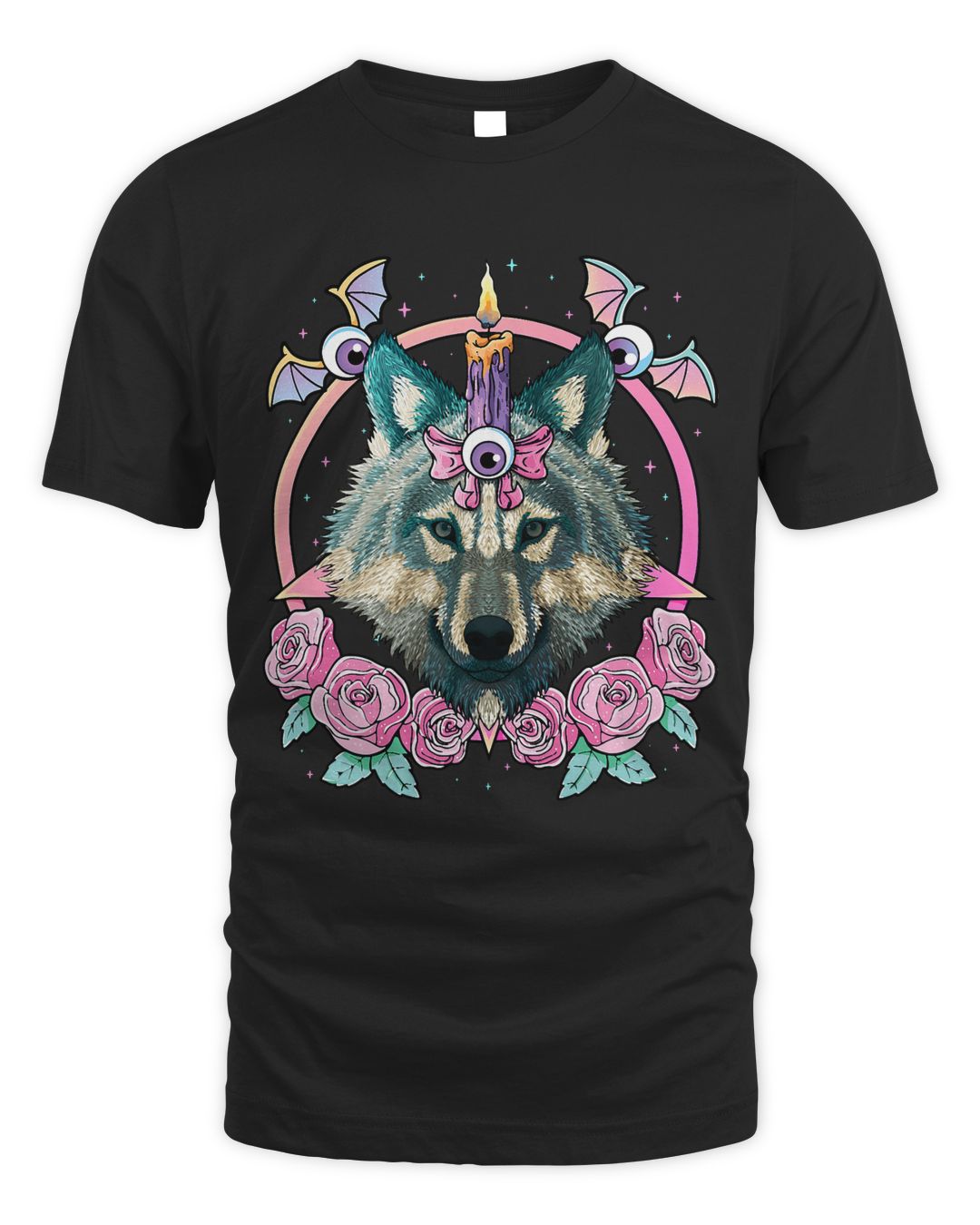 Pastel Goth Wolf Pagan Creepy Menhera Wolf