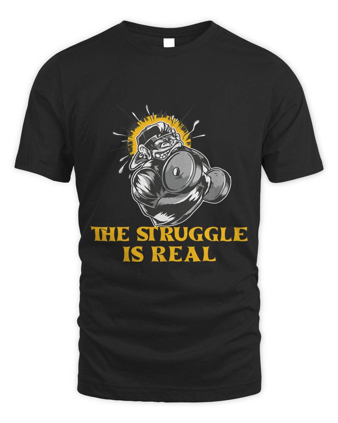 The Struggle is real Ape Monkey Bodybuilder Fitness Gym