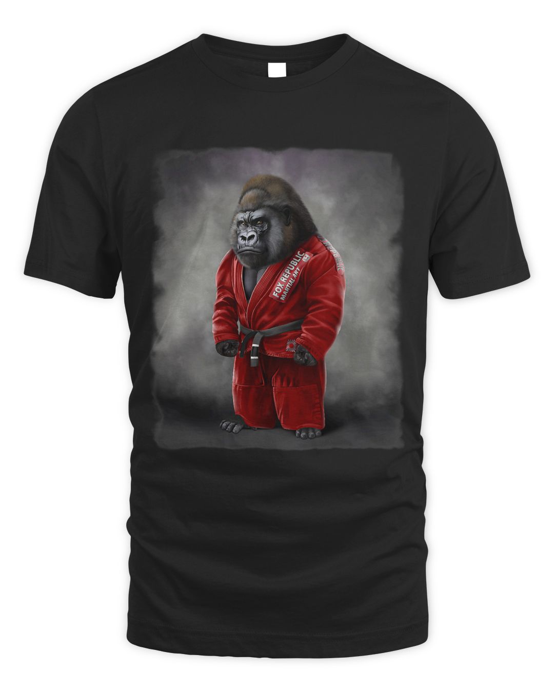 Gorilla Judo Karate Master in Red Judogi