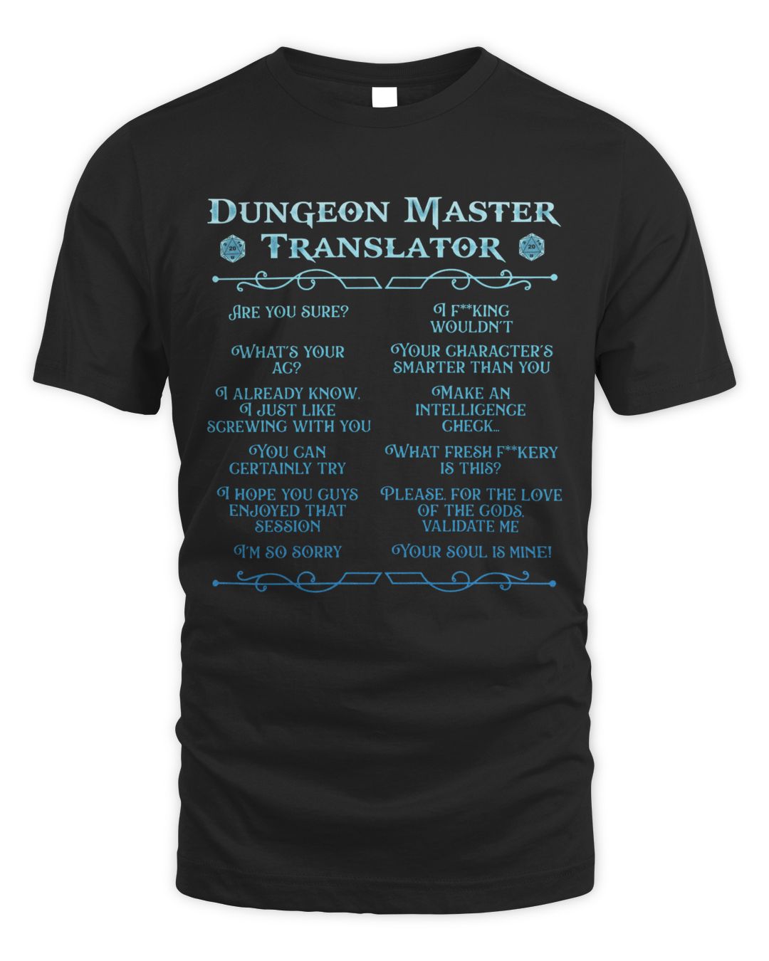 Dungeon Master Translator, Dungeons and Dragons, DnD, RPG Gift, Dungeon ...