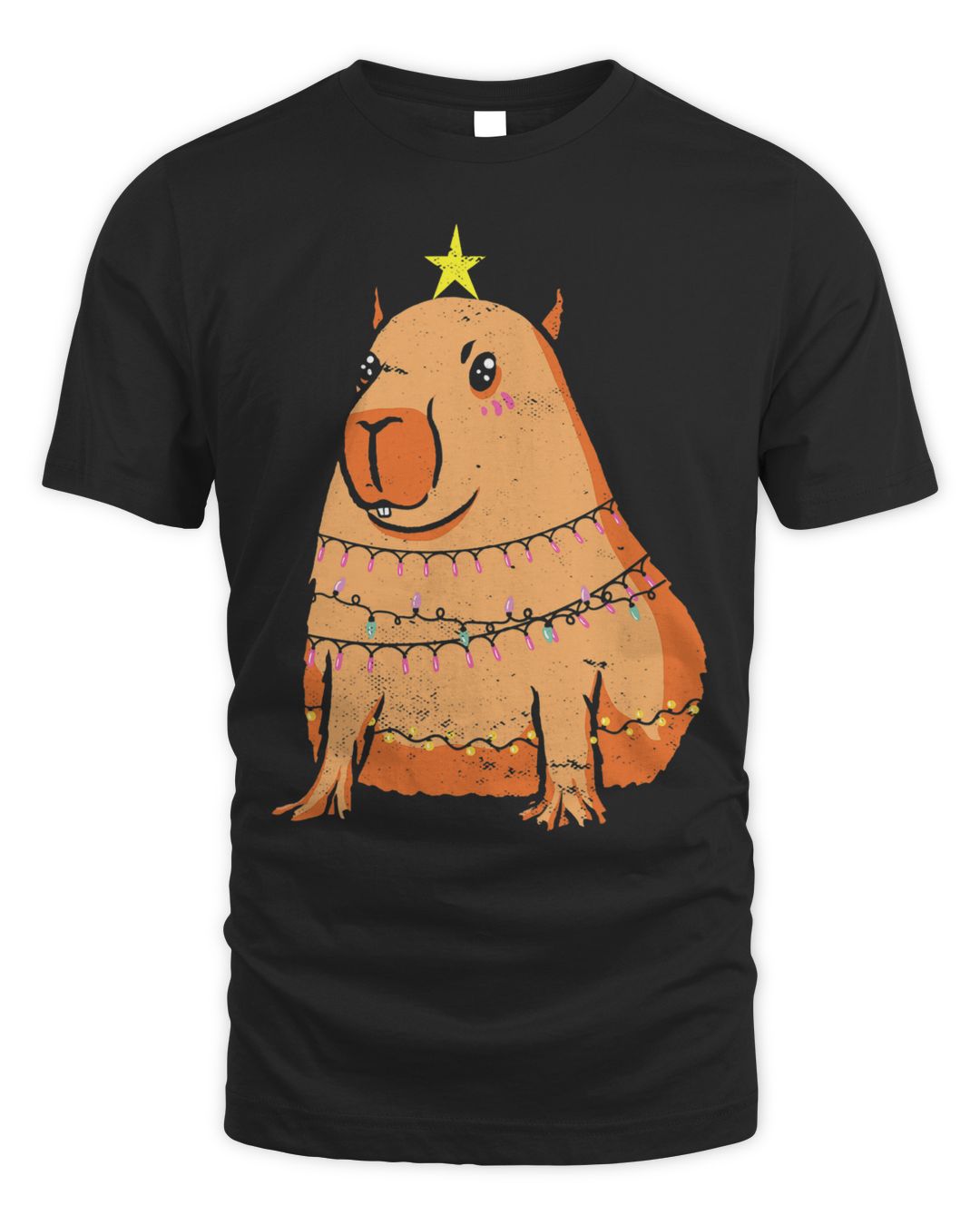 Capybara Christmas lights Funny Capibara Capy