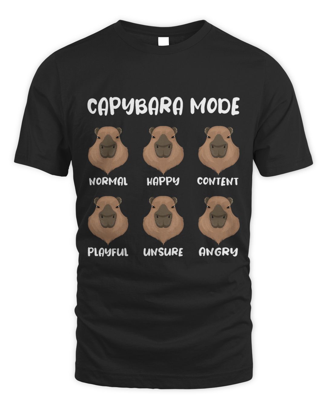 Capybaras Funny Capibara Rodent Capybara Mood | teecodo