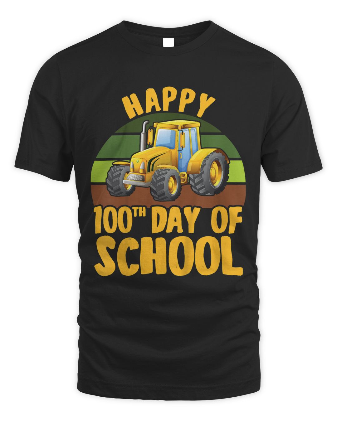 Kids Tractor School Student Happy th Day of School Boys | SenPrints