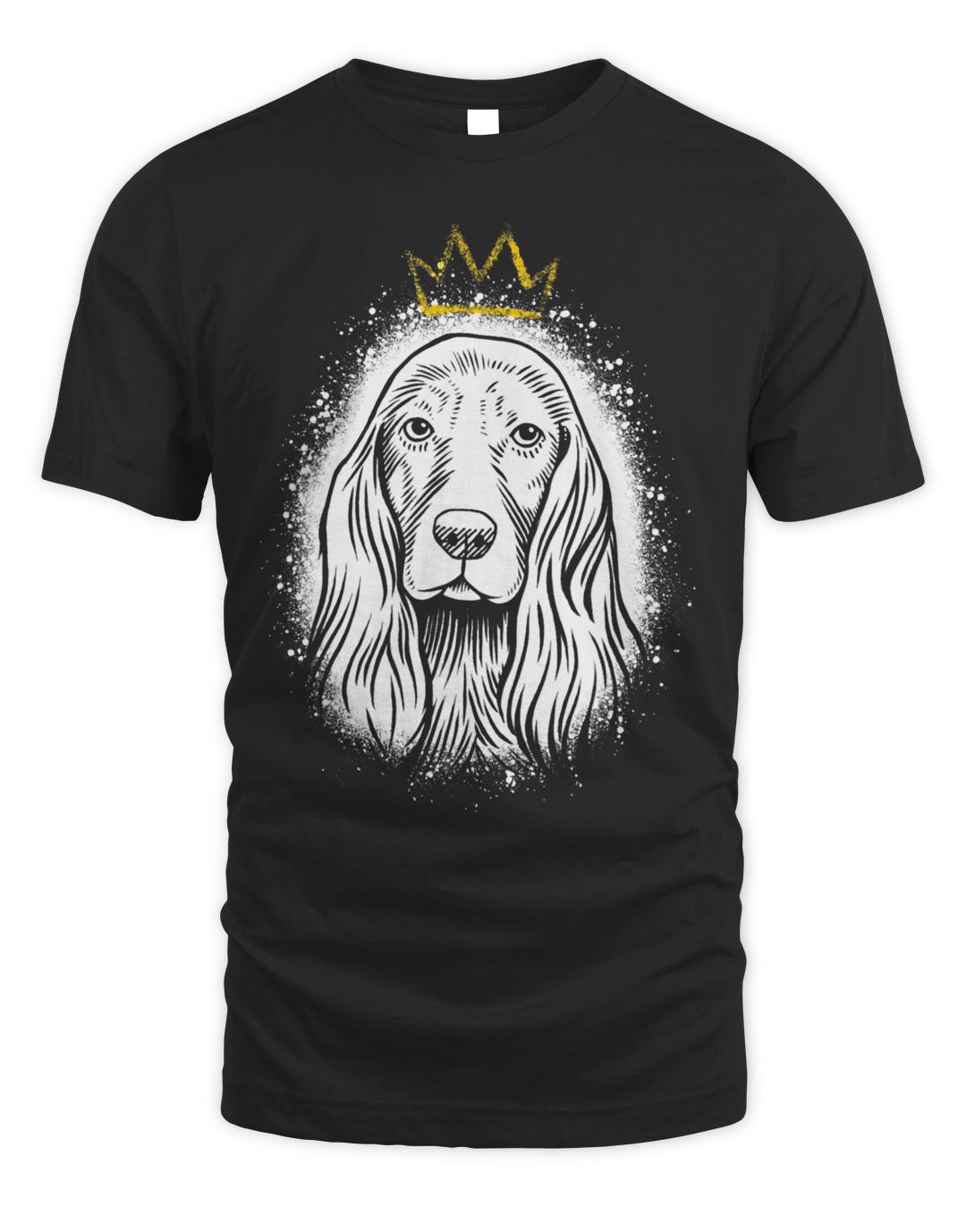 Cocker Spaniel with Crown