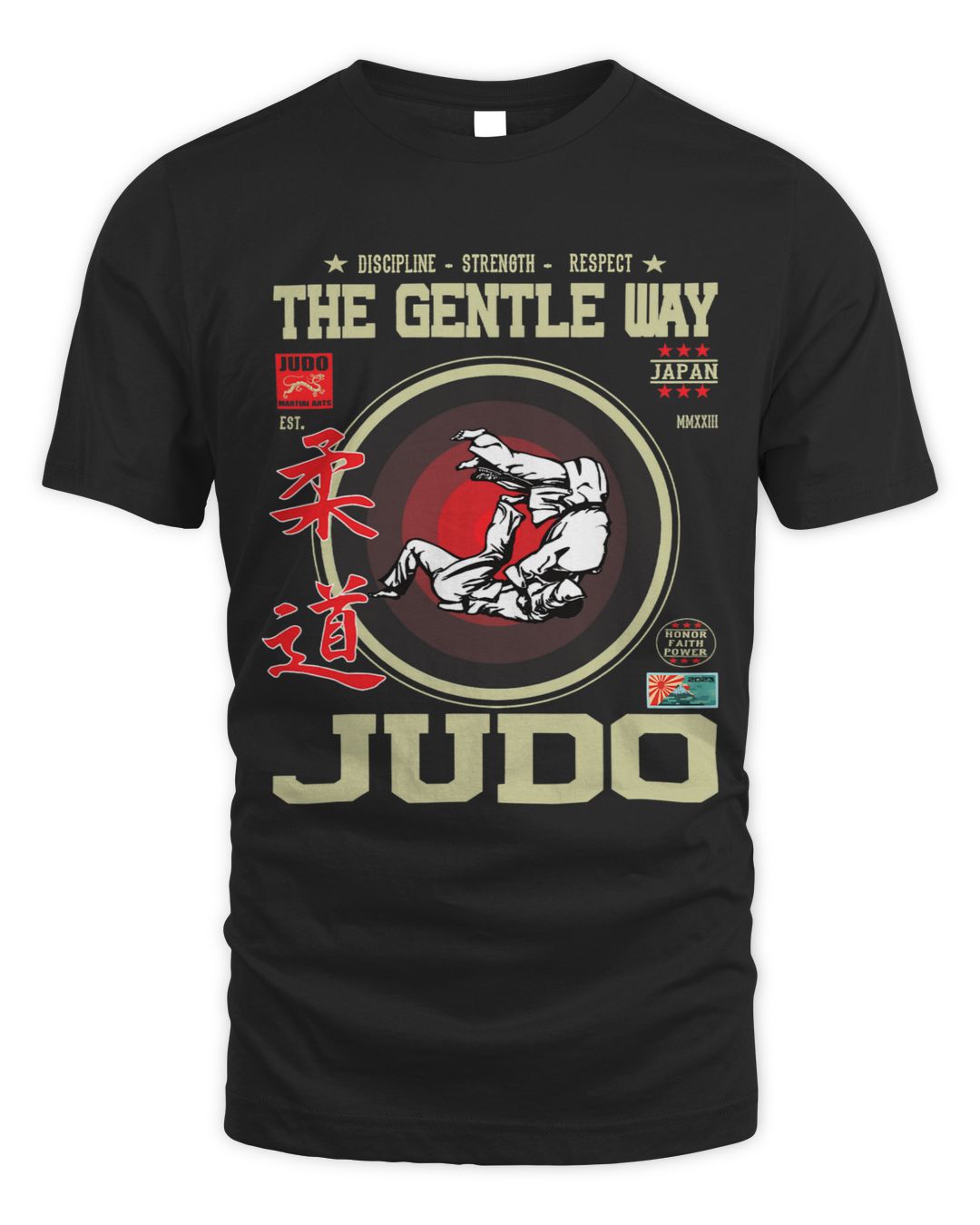 Judo Martial Arts 2023 Japanese Kanji Design