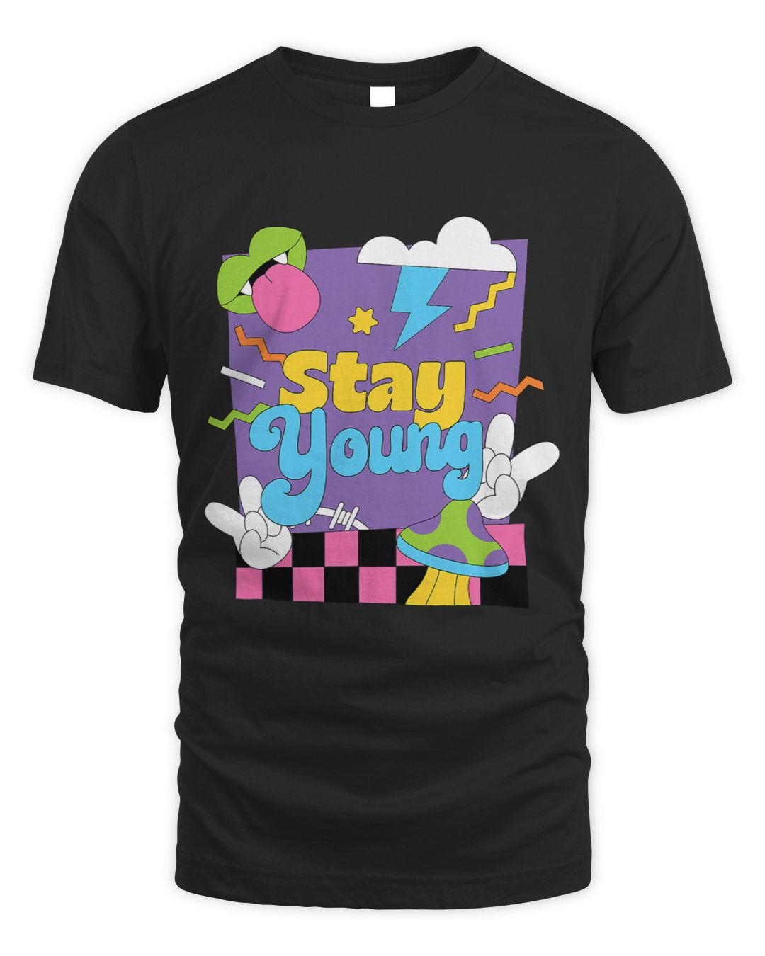 Stay Young Kidcore Aesthetic 80s 90s Alt Indie Kid Harajuku 298