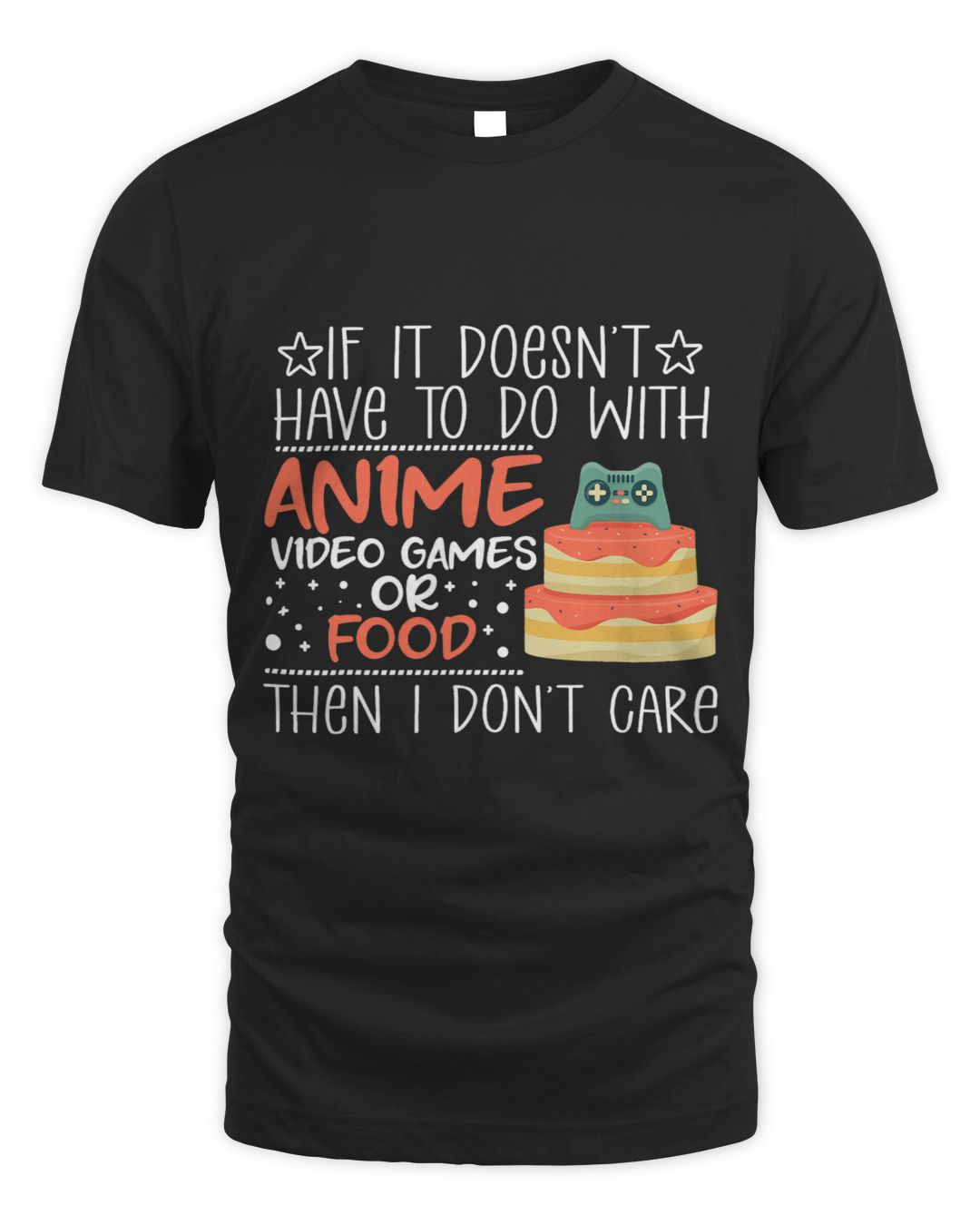 Funny Anime Video Games Food Lover Gamer Gaming Foodie Quote | SenPrints